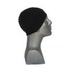 Black UV Protection Hat Skull Cap: UPF 50 Chrome Dome Caps