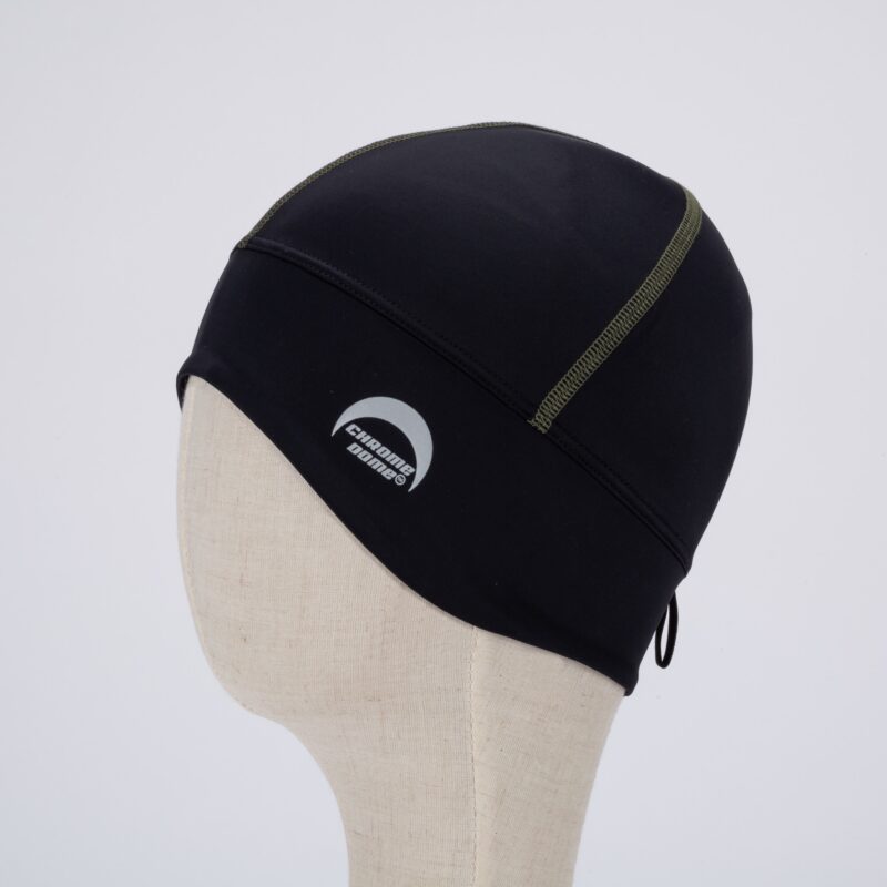 Black Skull Cap | UV Protection | Chrome Dome Caps