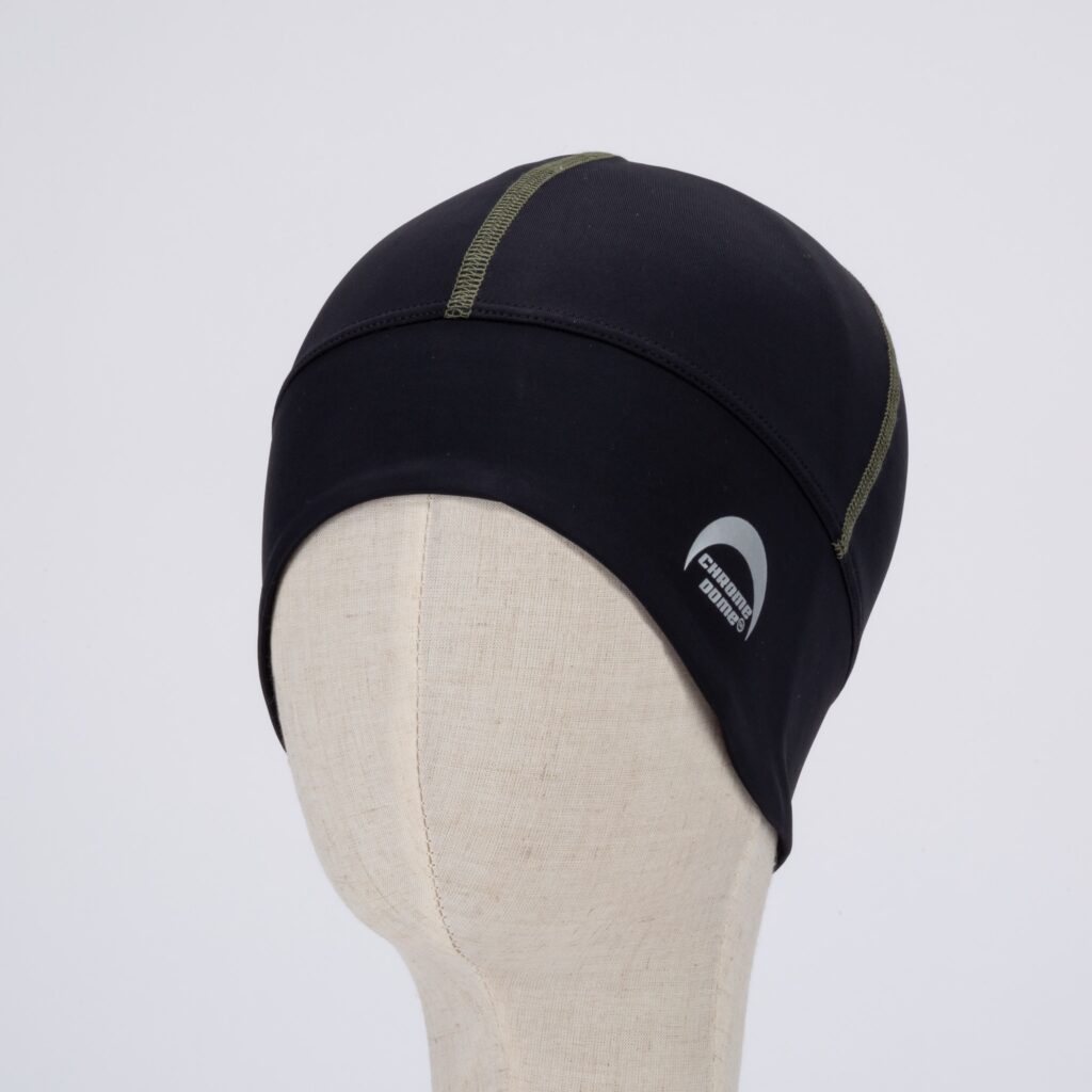 Black Skull Cap | UV Protection | Chrome Dome Caps