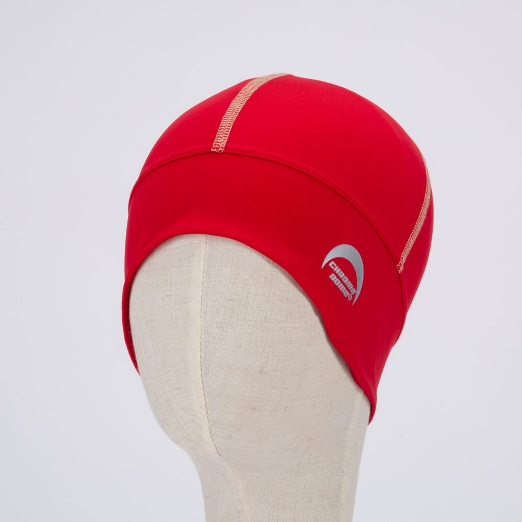 Ruby UV Protection Hat Skull Cap: UPF 50 Chrome Dome Caps